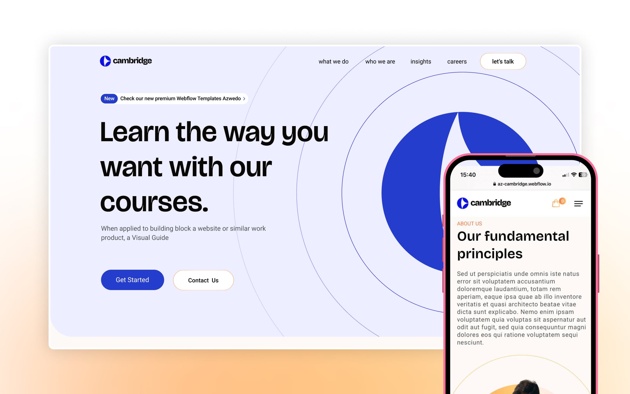 Cambridge - University Webflow Template | Wedoflow